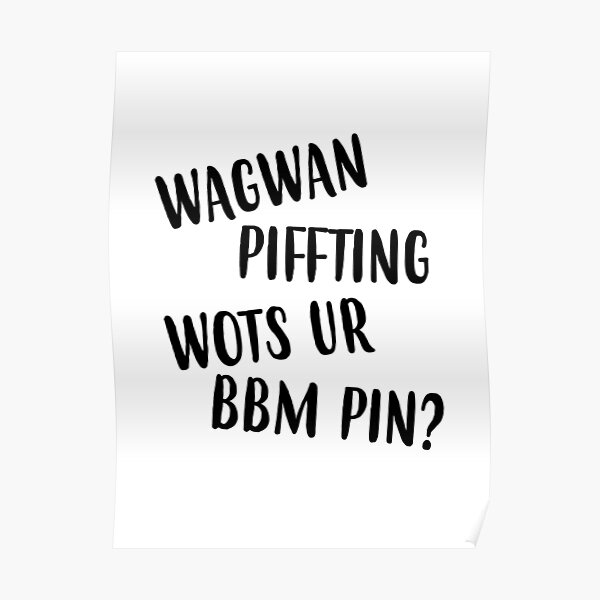 Bbm Posters | Redbubble