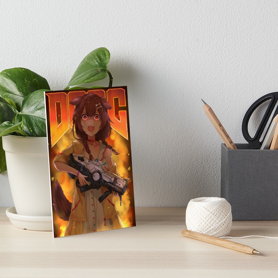 "DOOG - Inugami Korone - Hololive" Art Board Print for Sale by ...