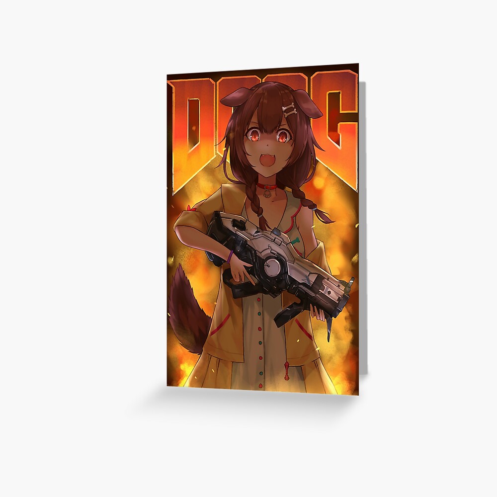 "DOOG - Inugami Korone - Hololive" Greeting Card for Sale by ...