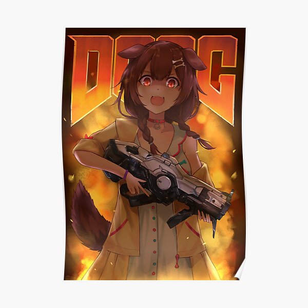 "DOOG - Inugami Korone - Hololive" Poster for Sale by ChibiAnime1 ...
