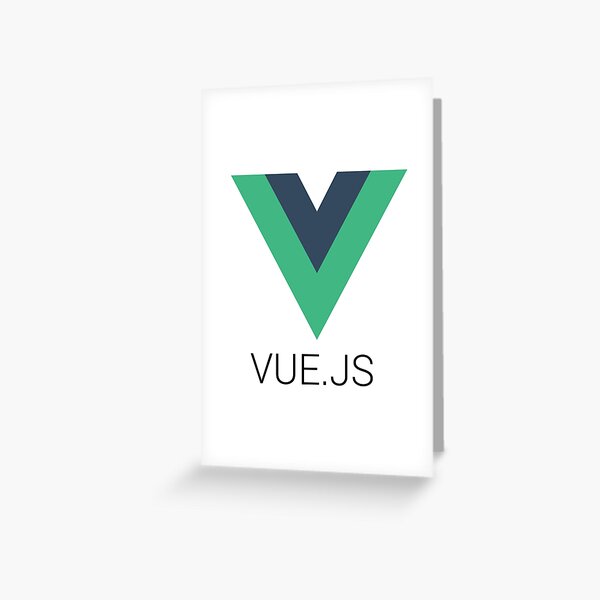 "Vue JS logo" Greeting Card by hipstuff | Redbubble