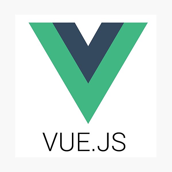 "Vue JS logo" Photographic Print by hipstuff | Redbubble