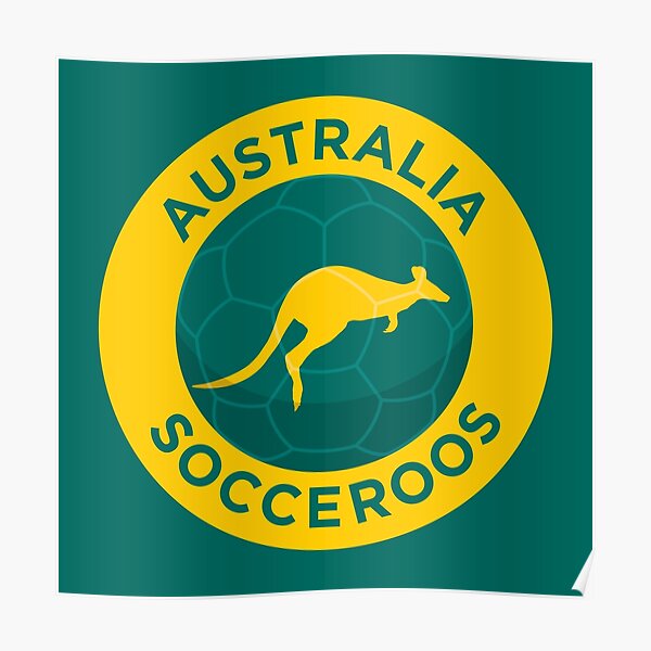 "Australia Socceroos (Yellow Roundel)" Poster for Sale by STUDIO-72 ...