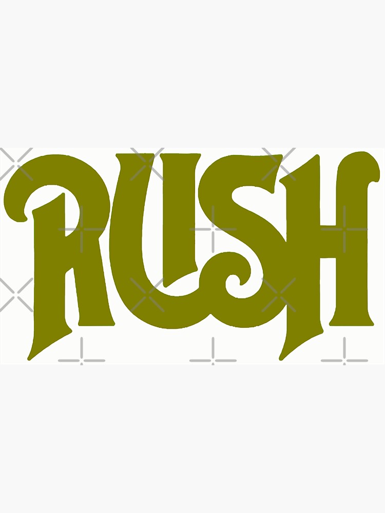 "Power Trio Combination Band Best Font Rush Zaitunretro Wave" Sticker ...