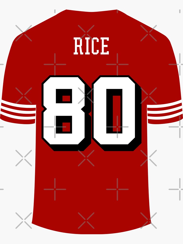"Jerry Rice - 49ers" Sticker for Sale by OnTargetSports | Redbubble