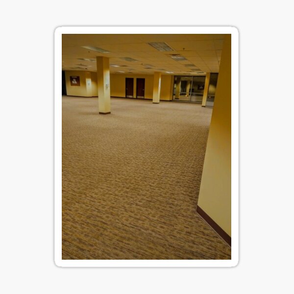 "entrance to the backrooms" Sticker for Sale by axman91 | Redbubble