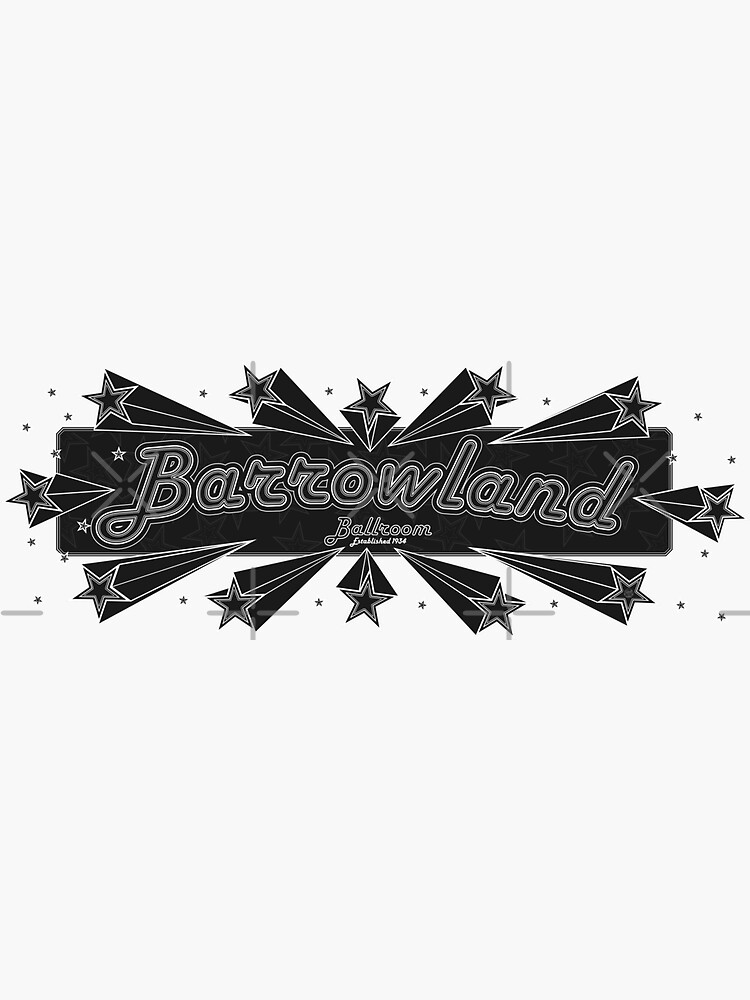 "BARROWLANDS BALLROOM" Sticker for Sale by randomindustry | Redbubble