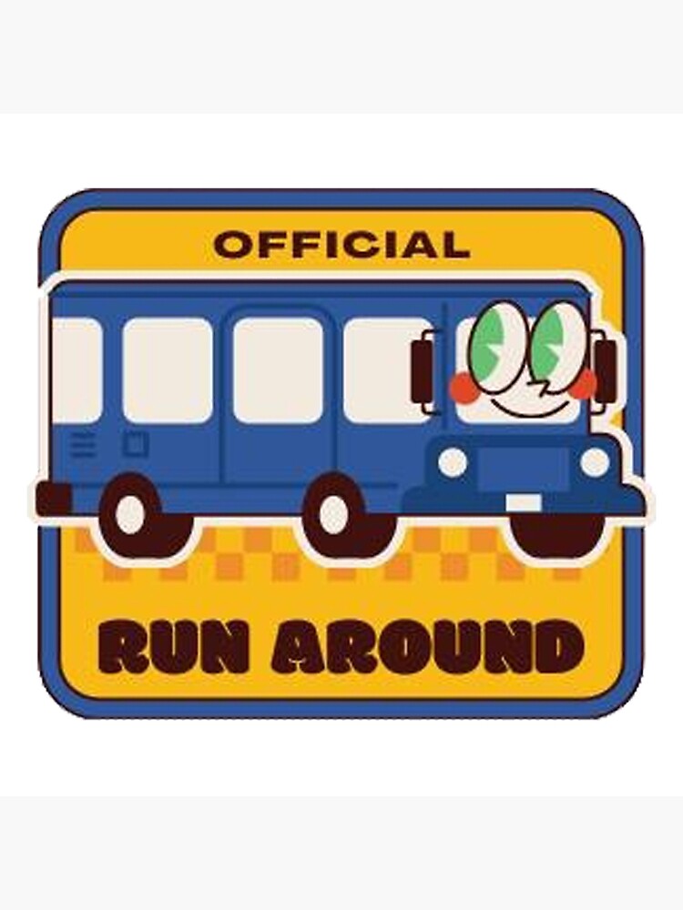 "1st Collection | Run Around Logo" Art Print for Sale by ...