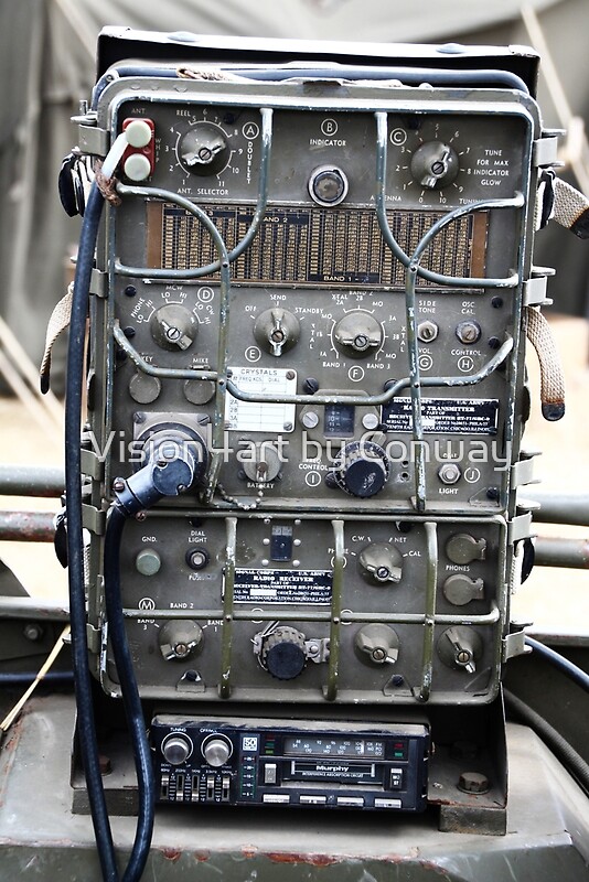 "Vintage Military radio , US Army Signal corps , WWII" by Vision4art by ...