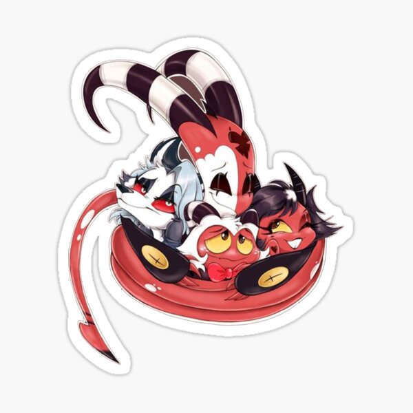 "Blitzo - Helluva Boss" Sticker for Sale by Alpha Anime | Redbubble