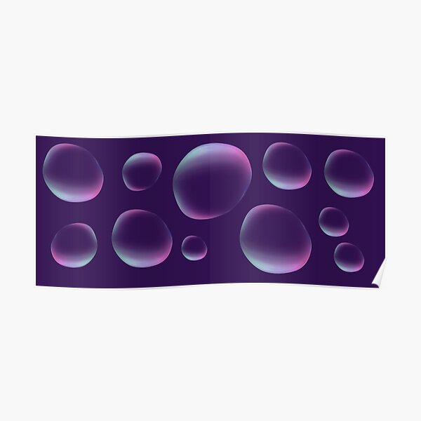 "Bubbles" Poster for Sale by abouthome | Redbubble