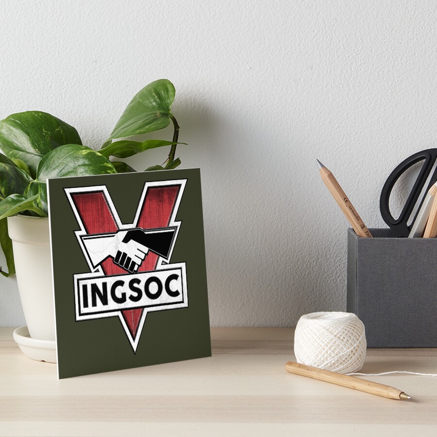 "INGSOC LOGO" Art Board Print for Sale by ariescustom | Redbubble
