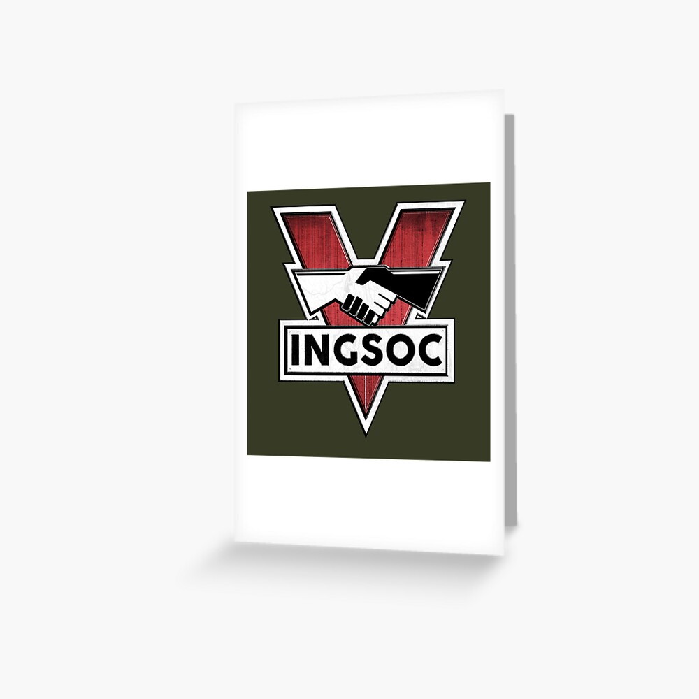 "INGSOC LOGO" Greeting Card for Sale by ariescustom | Redbubble