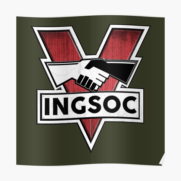 "INGSOC LOGO" Poster for Sale by ariescustom | Redbubble