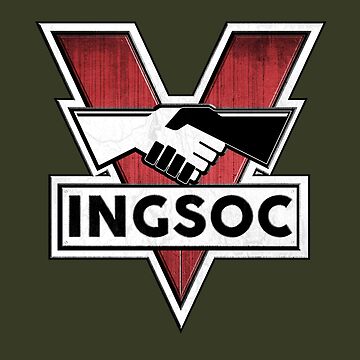"INGSOC LOGO" Sticker for Sale by ariescustom | Redbubble