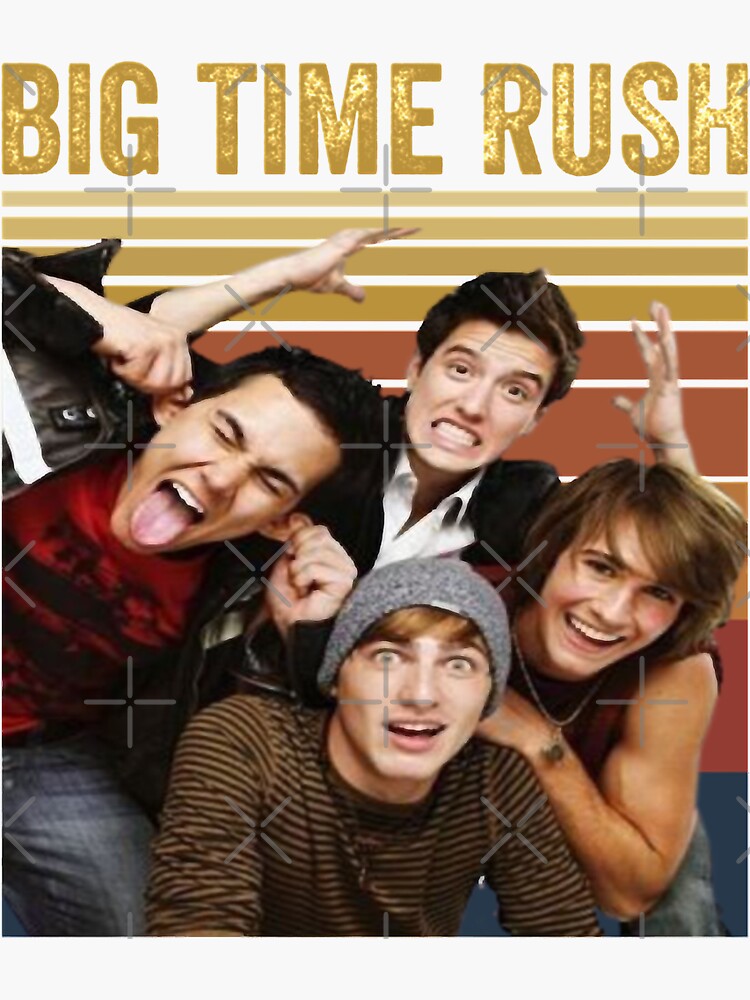 "Power Trio Combination Band Retro Btr Big Time Rush Band Music Gift ...