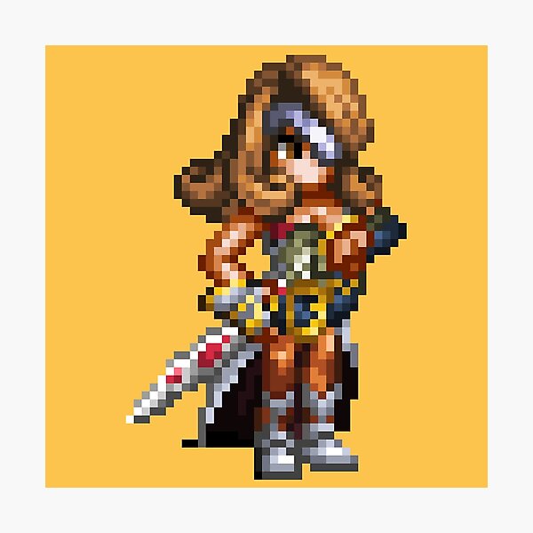 "Beatrix Win Final Fantasy IX Pixel Art" Photographic Print for Sale by ...