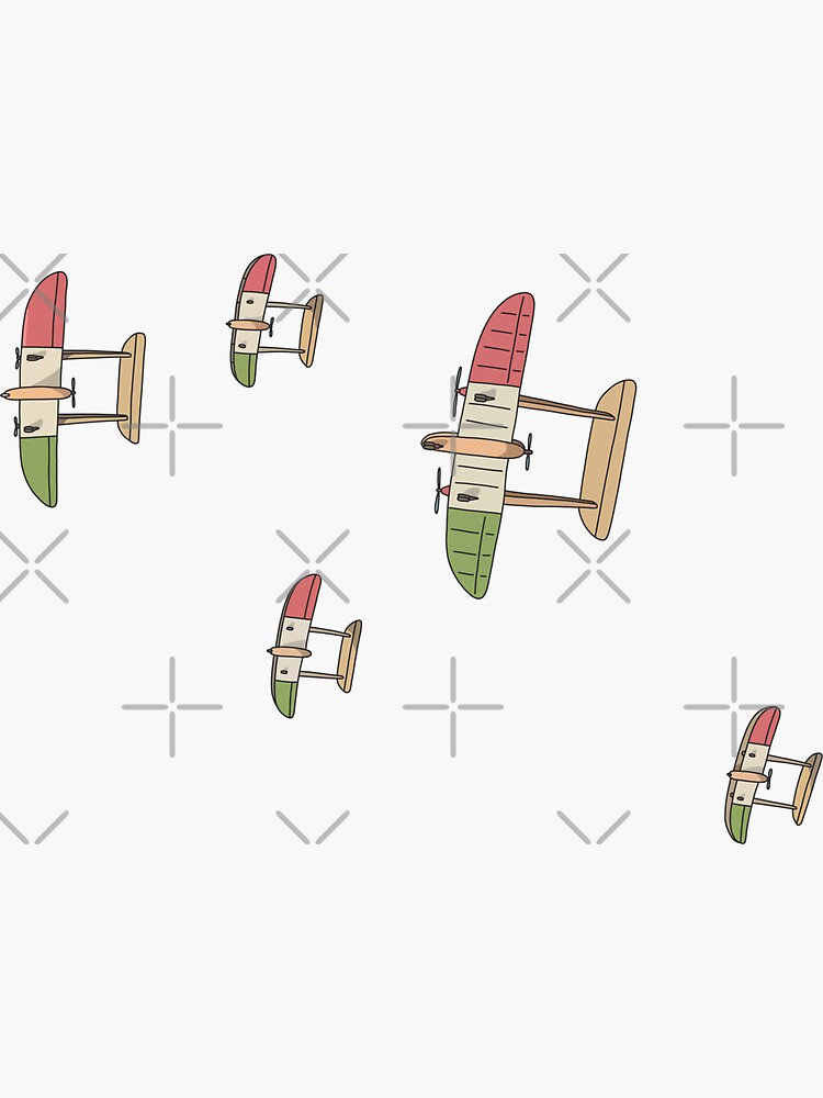 "The Wind Rises Airplanes Movie Art" Sticker for Sale by Papaink ...