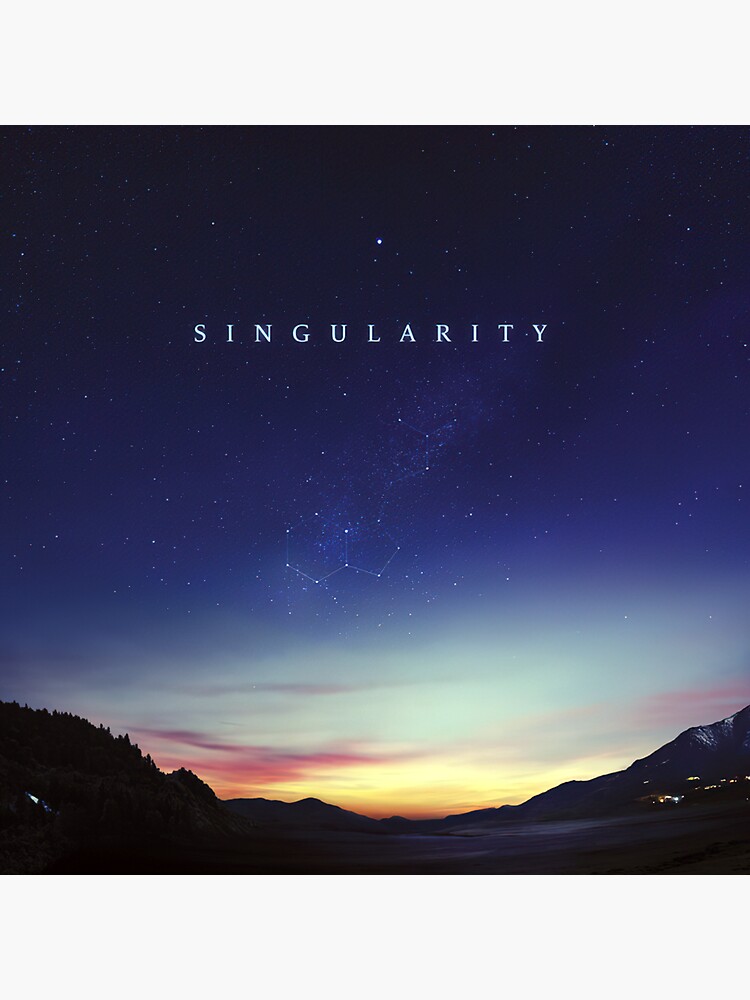 "Singularity 2018" Sticker for Sale by jeffreyrau06 | Redbubble
