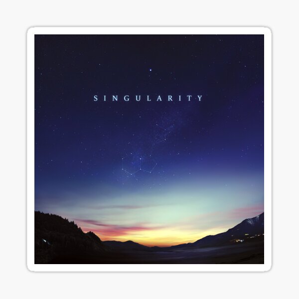 "Singularity 2018" Sticker for Sale by jeffreyrau06 | Redbubble