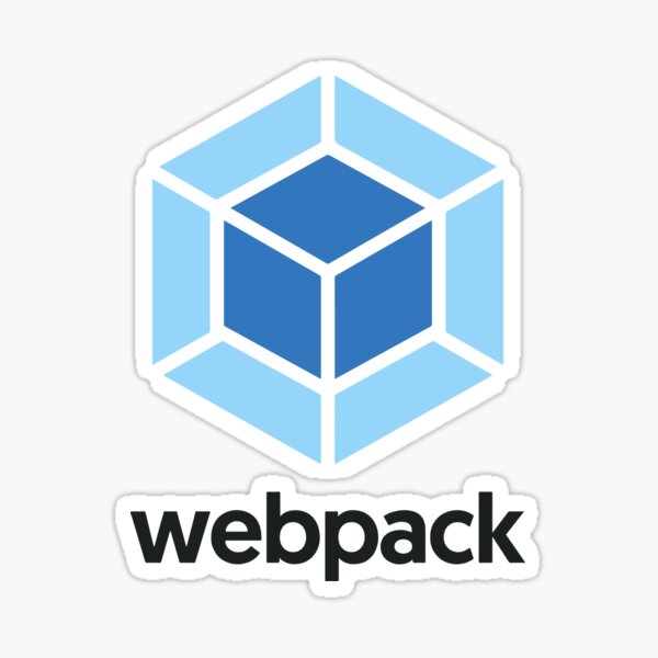 "Webpack JS logo" Sticker by hipstuff | Redbubble
