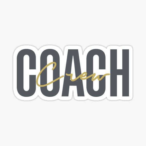 "Coach Crew Coach Squad Instructional Coach Literacy Coach " Sticker ...