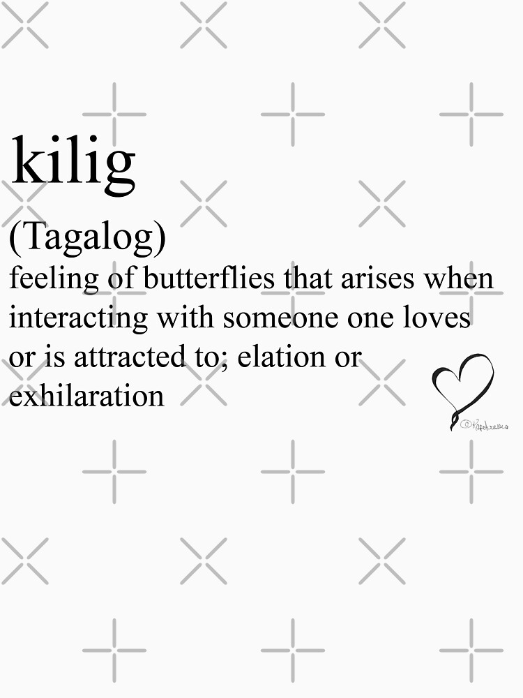 "kilig (Tagalog) statement tees & accessories" Essential T-Shirt for ...