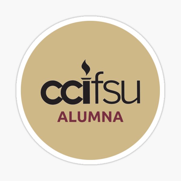 "CCI FSU Alumna Gold" Sticker for Sale by FSUCCI | Redbubble