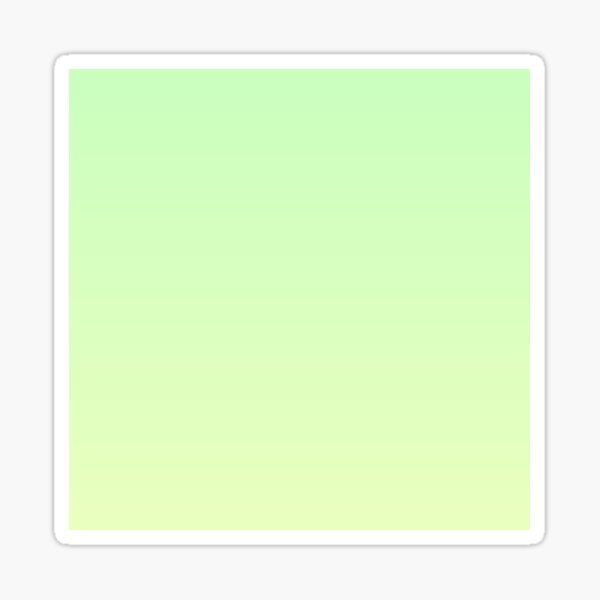 "Tea Green Gradient #2 | Beautiful Gradients" Sticker for Sale by ...