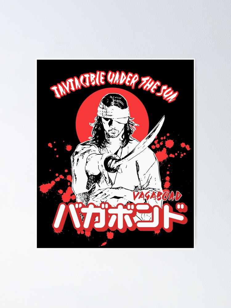 "Vagabond - Invincible Under the Sun " Poster for Sale by cherrybadoom ...