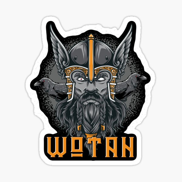 "Wotan for Nerdy Roleplayers" Sticker for Sale by KennefRiggles | Redbubble