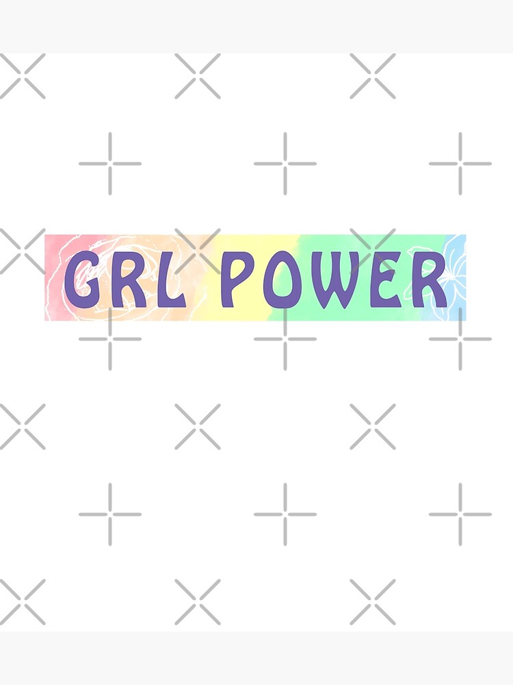 "Pastel Color Grl Power" Poster for Sale by MakeitMelo | Redbubble