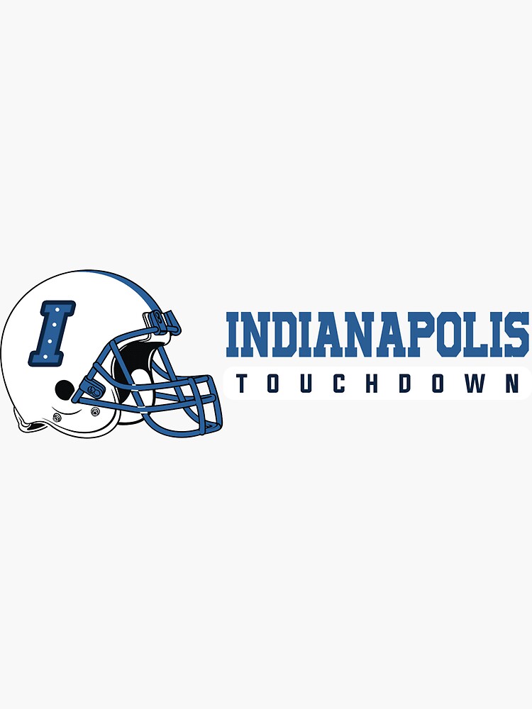 "Indianapolis Football Team" Sticker for Sale by igzine | Redbubble