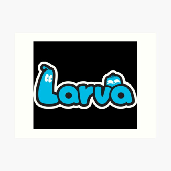 "Larva logo" Art Print for Sale by NeideEdmundo | Redbubble