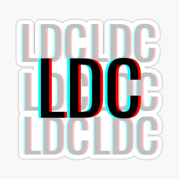 "LDC color shift" Sticker for Sale by lunardoula | Redbubble