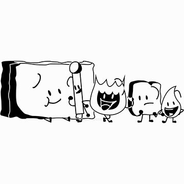 "BFDI Generation 1 Characters Light " Poster for Sale by ...