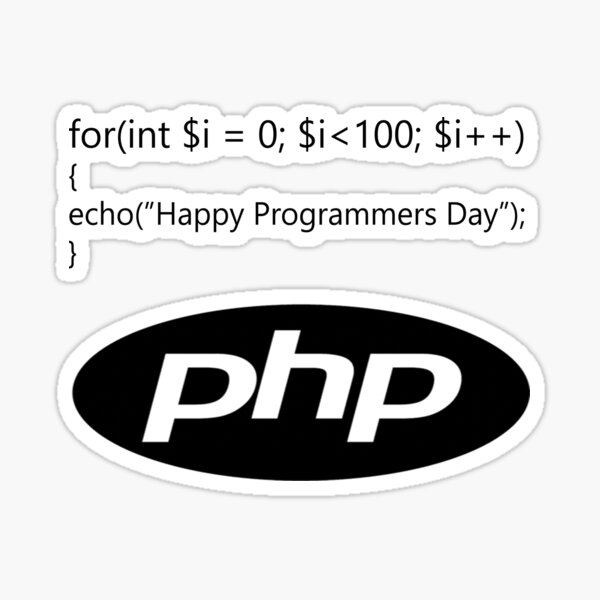 Write Happy Programmers Day 100 Time With For Loop Using Php Language For Programmers Day 2022 5822