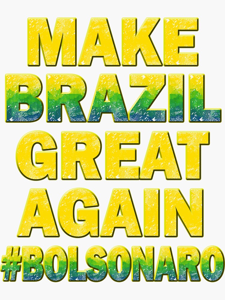 "Bolsonaro jair bolsonaro presidente brasil" Sticker for Sale by ...