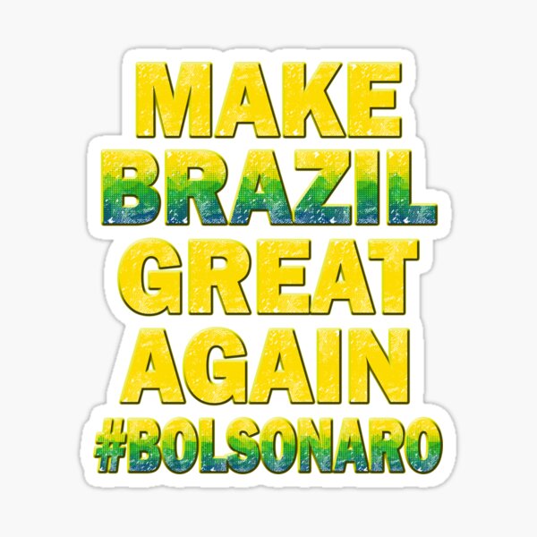 "Bolsonaro jair bolsonaro presidente brasil" Sticker for Sale by ...