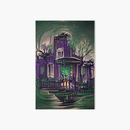 "abstract haunted house " Art Board Print for Sale by brynn412 | Redbubble