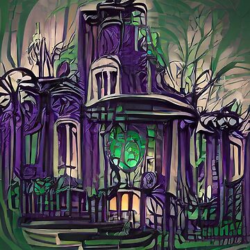 "abstract haunted house " Art Board Print for Sale by brynn412 | Redbubble