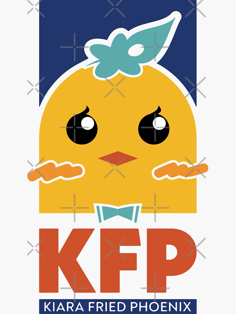 Pegatina «Logotipo de KFP | Logotipo de Kiara Fried Phoenix» de LuciPer ...