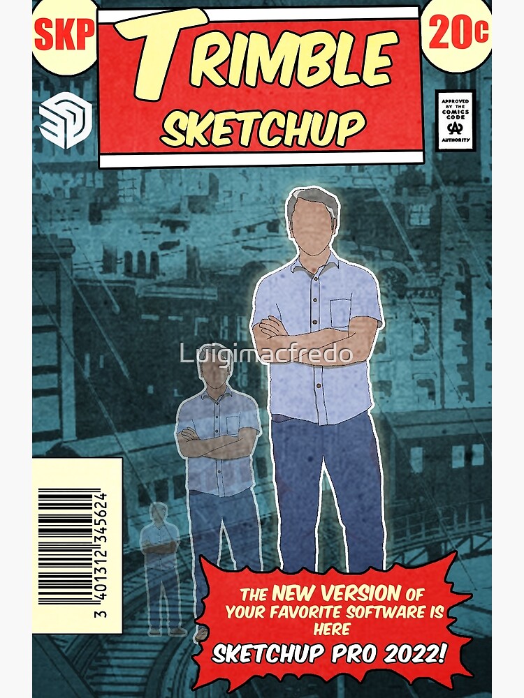 "Comics SketchUp 2022" Poster for Sale by Luigimacfredo | Redbubble