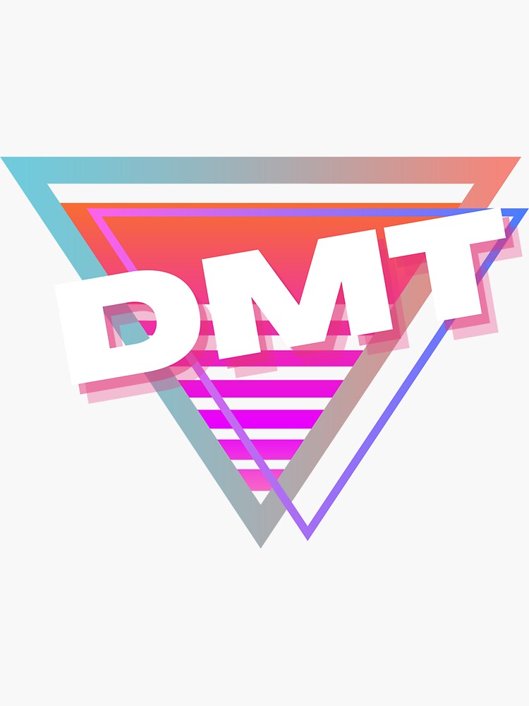 "DMT" Sticker for Sale by ZoliDeal | Redbubble