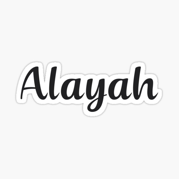 Alayah Gifts & Merchandise for Sale | Redbubble