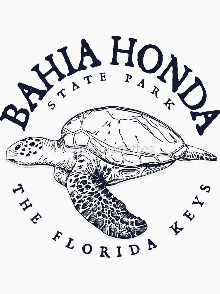 "Bahia Honda State Park Florida Keys Loggerhead Turle" Sticker for Sale ...