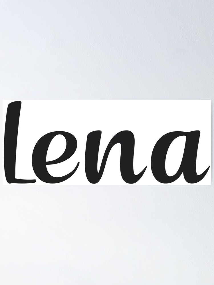 "Lena" Poster for Sale by 99Posters | Redbubble