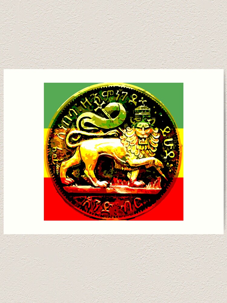 "Jah Rastafari Ancient Lion of Judah Design" Art Print by rastaseed ...