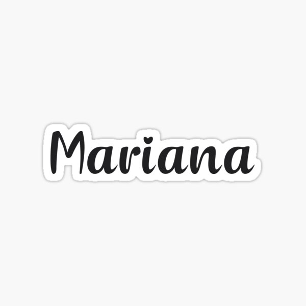 "Mariana" Sticker for Sale by 99Posters | Redbubble