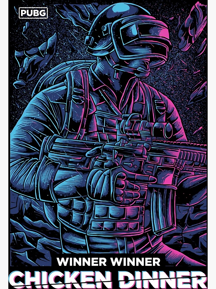 "PUBG - Winner Winner Chicken Dinner/Bestseller-Design für Fans ...